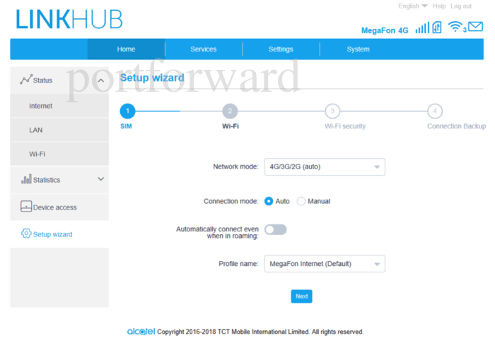 Easiest Way to Get an Open Port on the Alcatel Linkhub HH40V Router