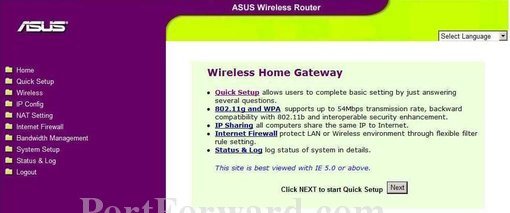 Fastest Asus WL520GU Router Open Port Guide