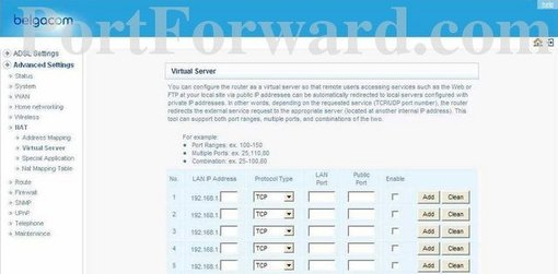 Simple Belgacom B-Box 2 Router Port Forwarding Instructions