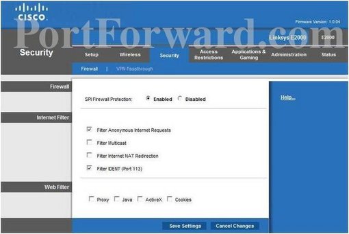 Simple Cisco Linksys E2000 Router Port Forwarding Guide