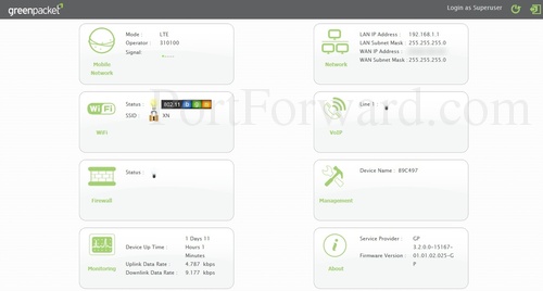 Green Packet DT-235 Router Open Port Guide