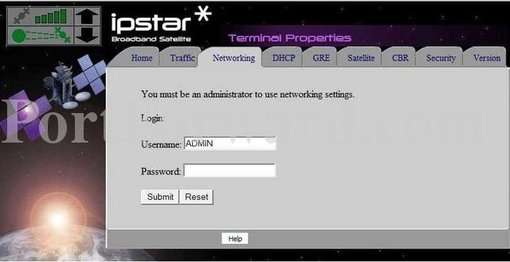 Open Ports on the IPSTAR Satellite Modem Router