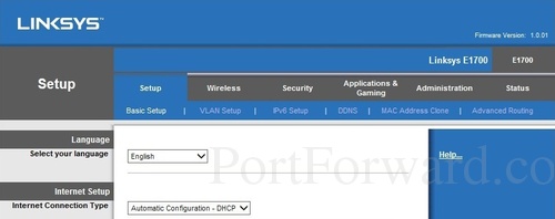 Fastest Linksys E1700 Router Port Forwarding Steps
