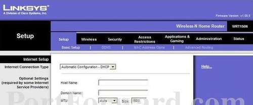 Linksys WRT160N Router Port Forwarding Guide