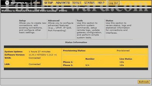 Fastest Motorola VT2142 Router Port Forwarding Guide