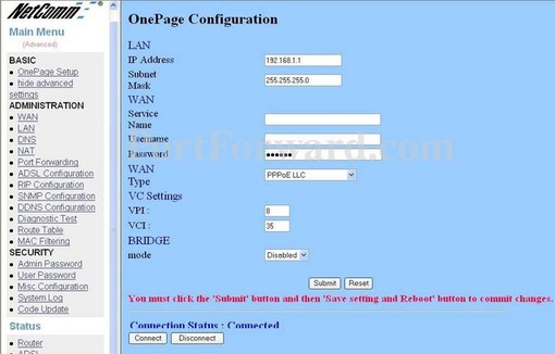 Simple Netcomm NB1300 PLUS 4 Router Port Forwarding Guide