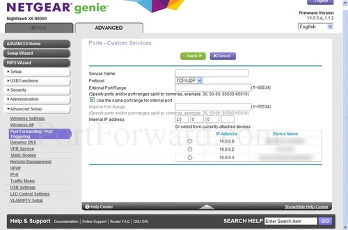 How to Port Forward a Netgear Nighthawk X6 R8000 Router