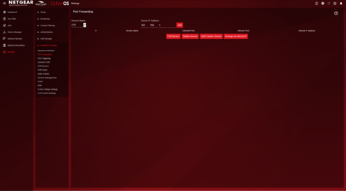 Forwarding Ports in a Netgear Nighthawk XR500 Router