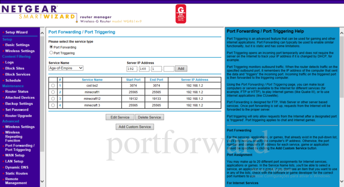 Simple Netgear WGR614v9 Router Open Port Guide