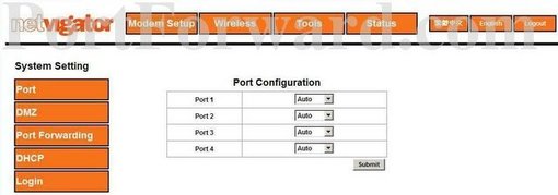 Netvigator 30M Router Port Forwarding Steps