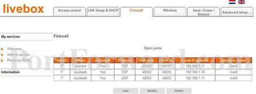 Fastest Sagem Livebox Fast 3202 Router Open Port Guide