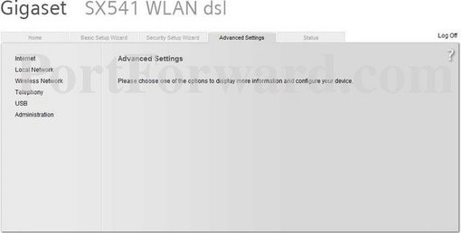 Simple Siemens Gigaset SX541 Router Port Forwarding Guide