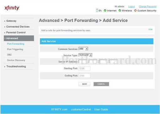 How to Forward Ports in a SMC SMCD3GNV Router