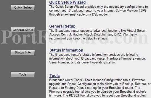 Open Ports on the StarTech BR4100DC Router