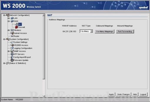 Simple Symbol WS-2000 Router Open Port Instructions