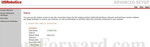 Simple US Robotics USR5463 Router Port Forwarding Instructions