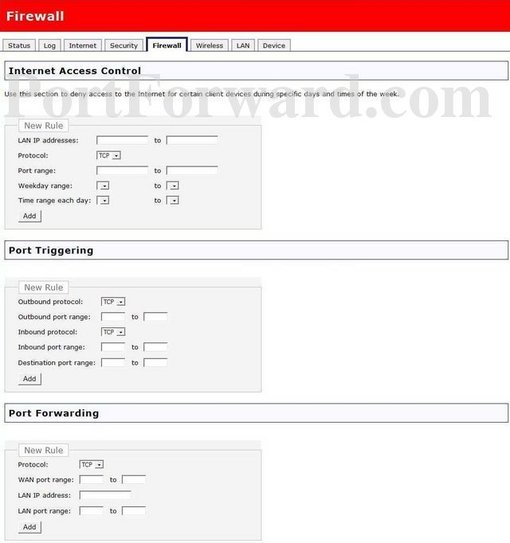 Fastest US Robotics USR5465 Router Open Port Instructions