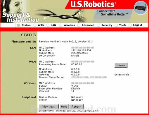 How to Open Ports in a US Robotics USR8022 Router