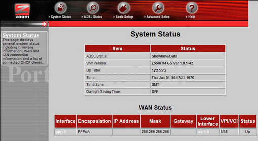 Opening Ports in a Zoom X5 5654A Router