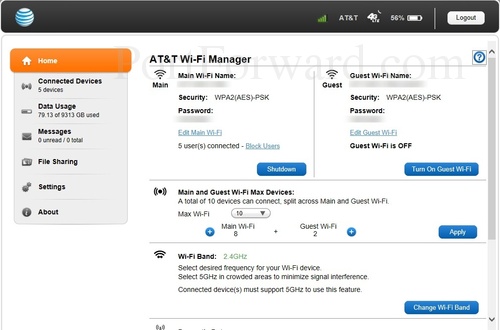 Simple Instructions to Help Setup a Port Forward on the ZTE MF923 Router